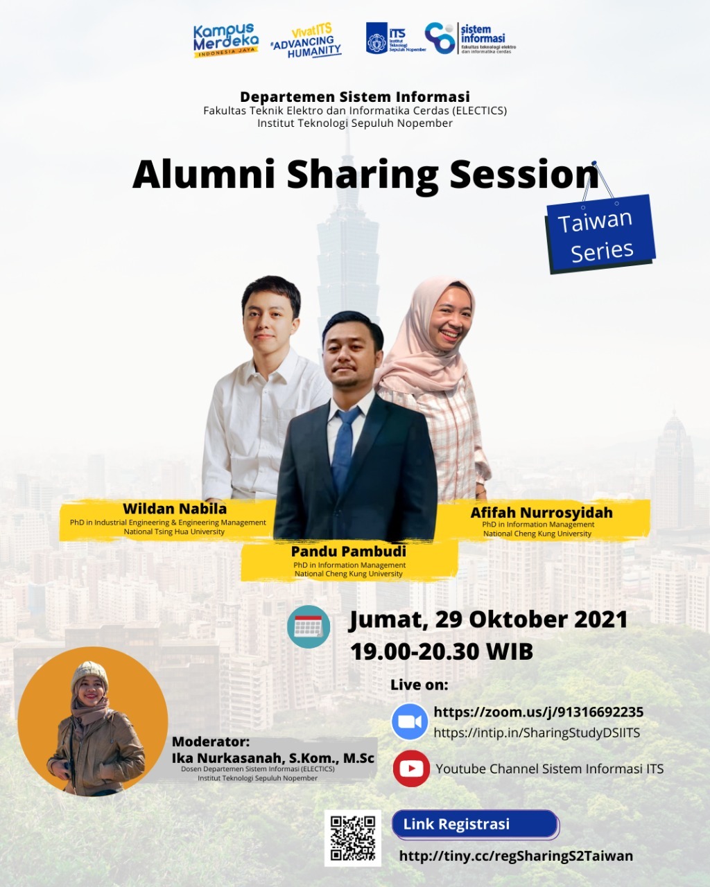 ALUMNI SHARING SESSION - TAIWAN SERIES - Departemen Sistem Informasi