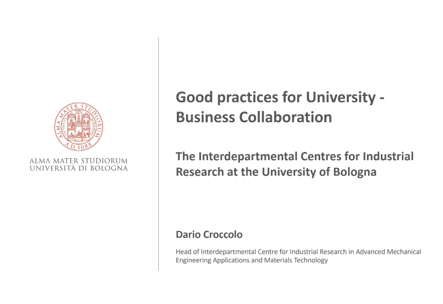Good practices for University - Business Collaboration - Program Smart ...