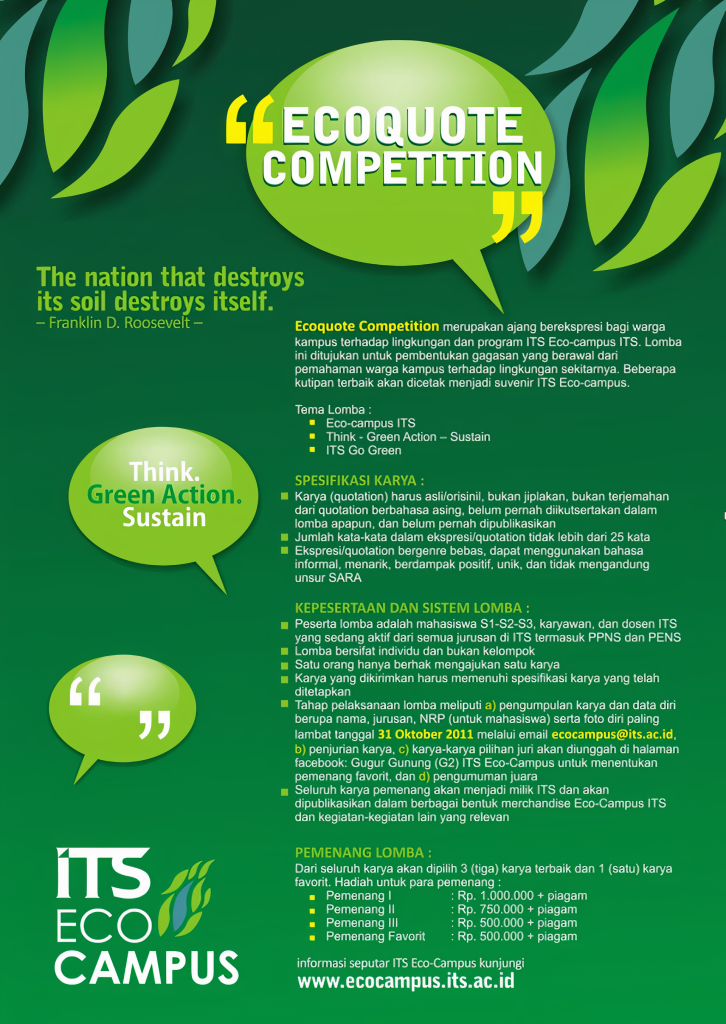 ECOQUOTE COMPETITION - Smart Eco Campus - ITS
