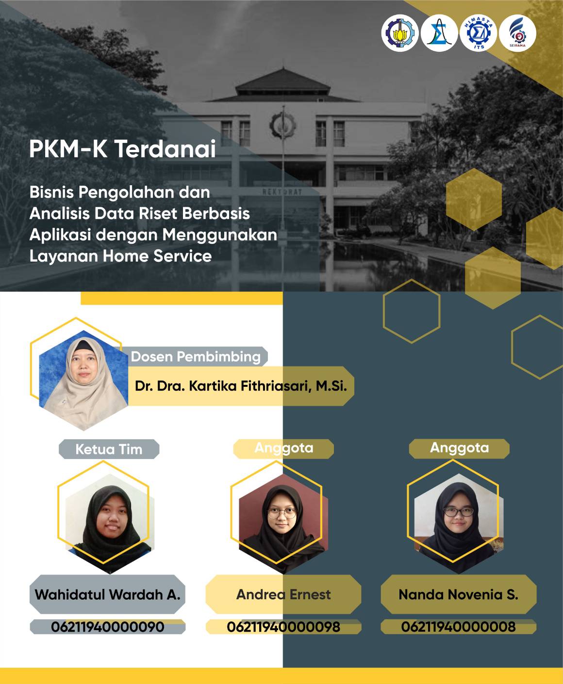 PKM Mahasiswa Departemen Statistika FSAD ITS 2020 TIM 2 - Departemen ...