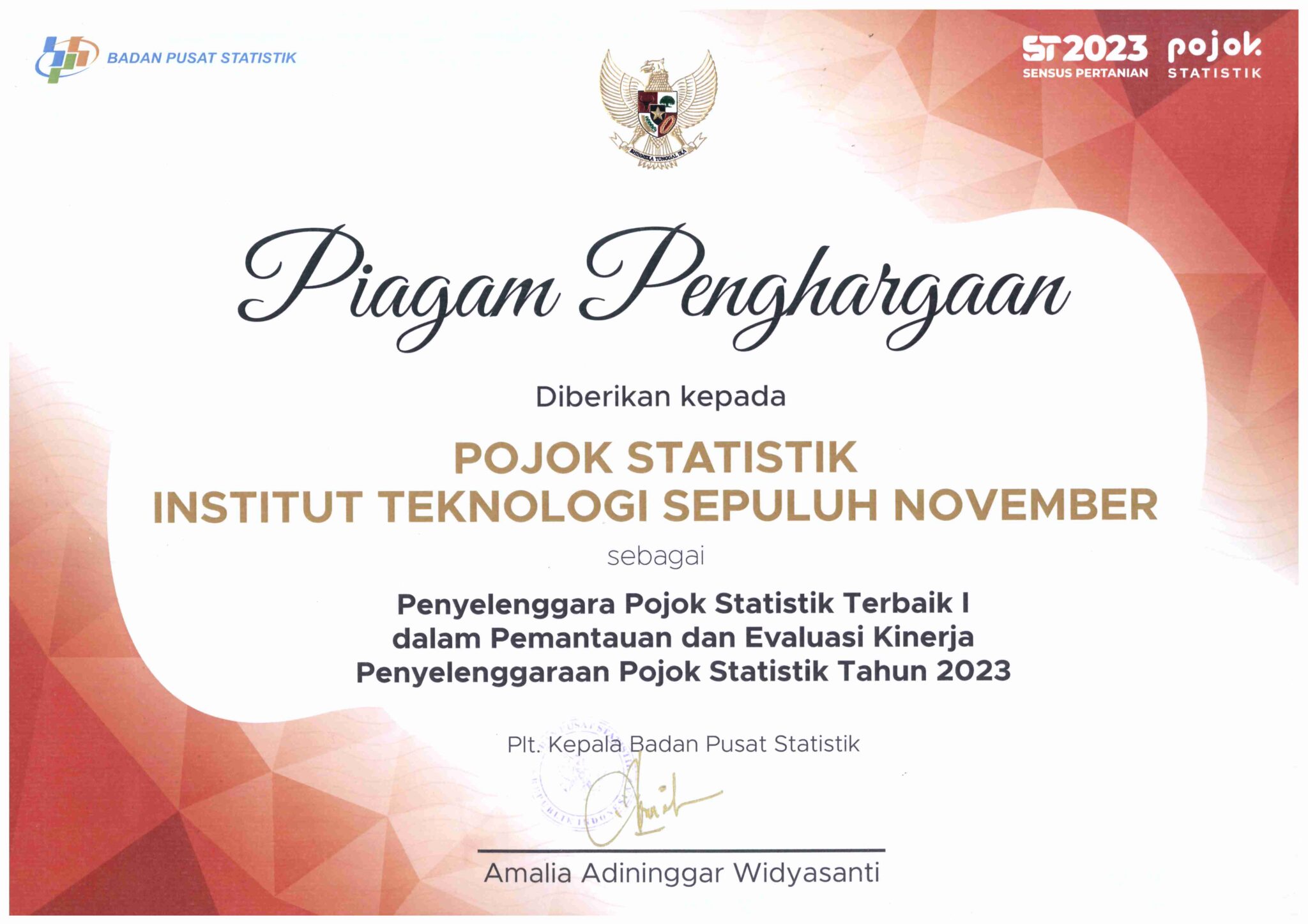 Departemen Statistika FSAD ITS