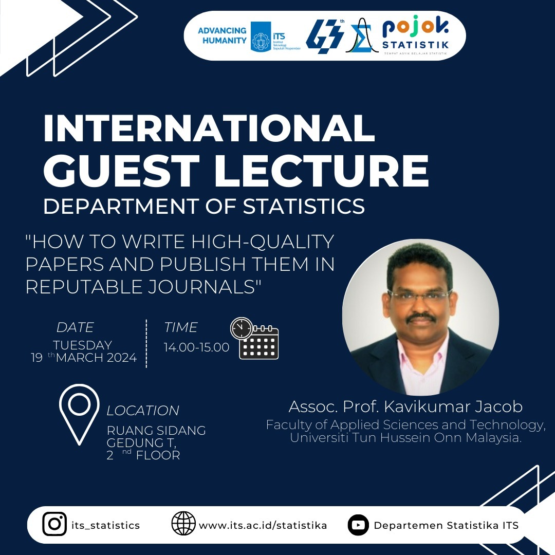 International Guest Lecture 2024 - Departemen Statistika