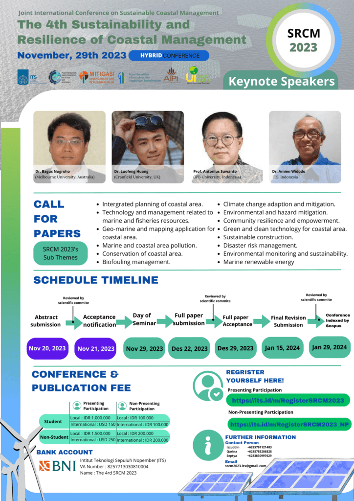 4TH SRCM ITS 2023 - Pusat Studi Sains dan Teknologi Kelautan-Kebumian