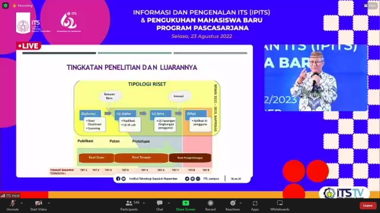 ITS Dorong Mahasiswa Pascasarjana untuk Aktif Riset dan Publikasi - SCIENCE TECHNO PARK