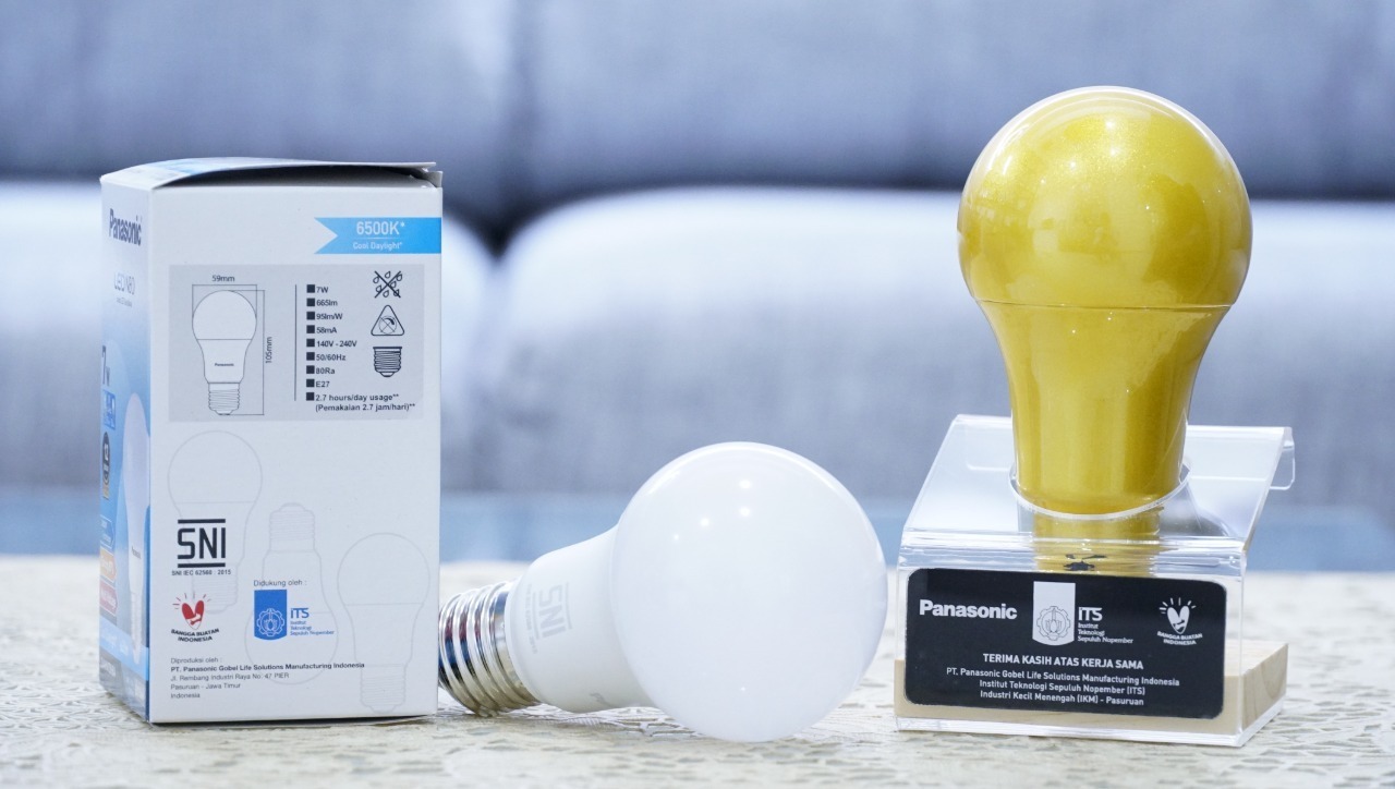 ITS Gandeng Panasonic Luncurkan LED Bulb Bangga Buatan Indonesia ...