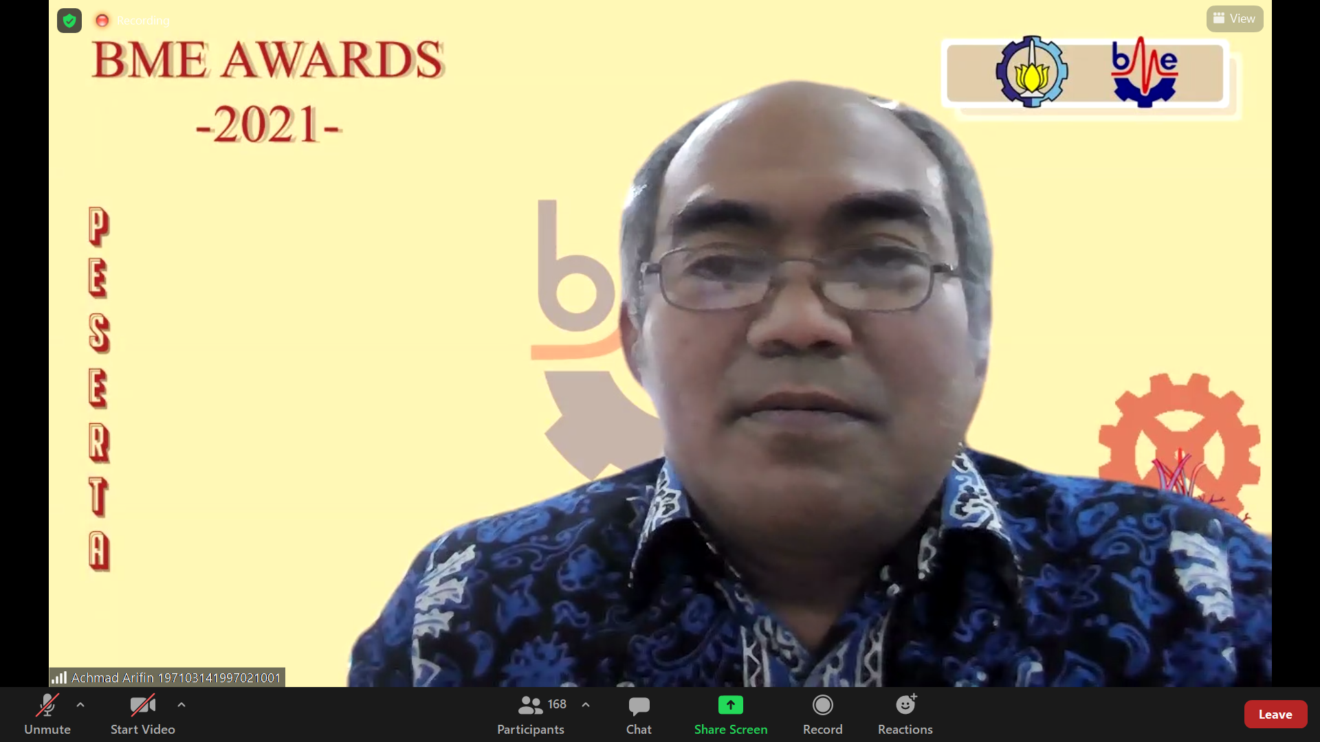 [10 Maret 2021] The 11th Penganugerahan BME Awards Semester Gasal 2020/2021 - Departemen Teknik ...