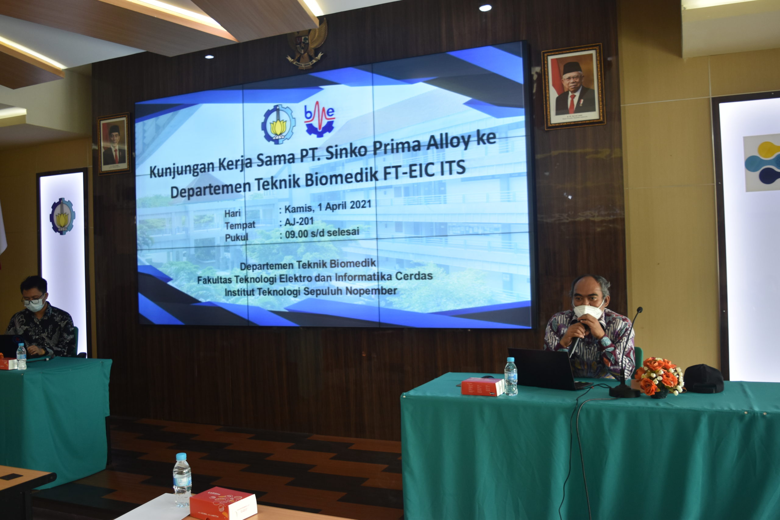 [1 April 2021] Kunjungan Kerja Sama dari P.T. Sinko Prima Alloy dengan ...