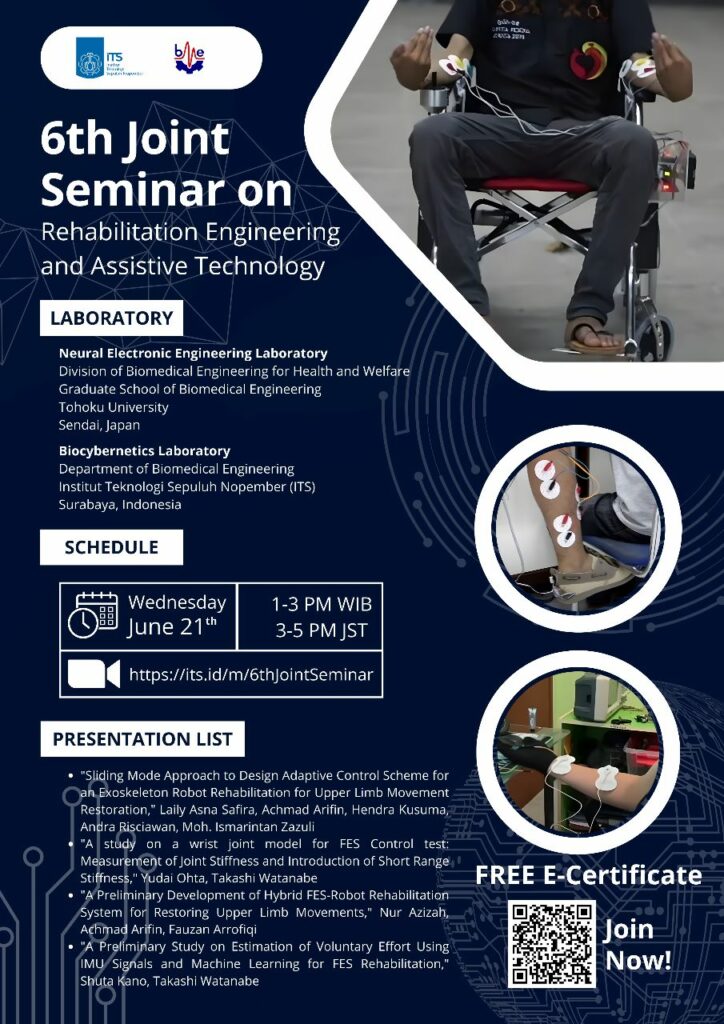 6th Joint Seminar on Rehabilitation Engineering and Assistive ...