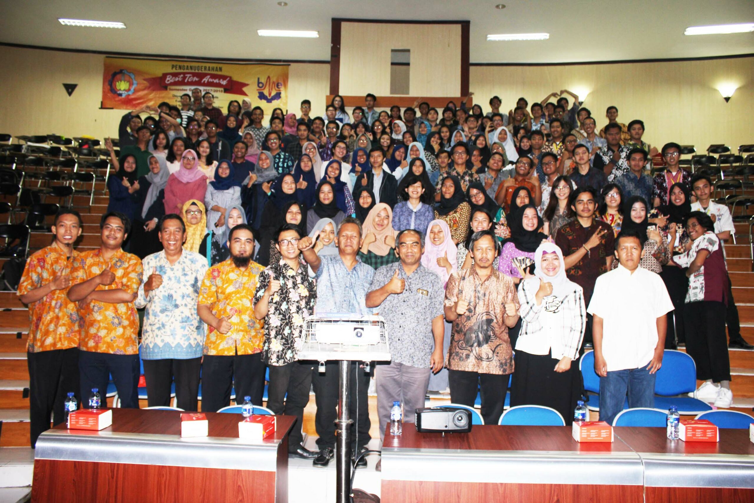 [12 Oktober 2018] The 6th Penganugerahan BME Best 10 Award - Departemen Teknik Biomedik