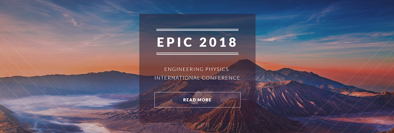 EPIC (Engineering Physics International Conference) - Departemen Teknik ...