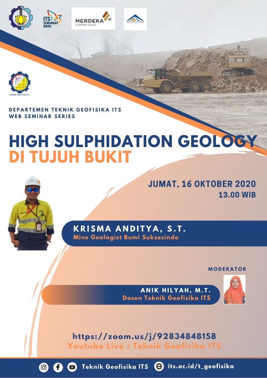 Webinar Teknik Geofisika ITS - High Sulphidation Geology Di Tujuh Bukit - Departemen Teknik ...