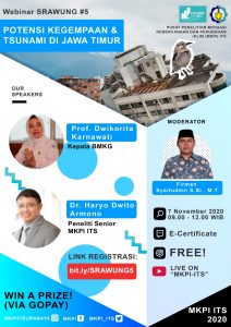 Webinar Potensi Kegempaan dan Tsunami di Jawa Timur, Firman Syaifuddin, S.SI., M.T. sebagai ...