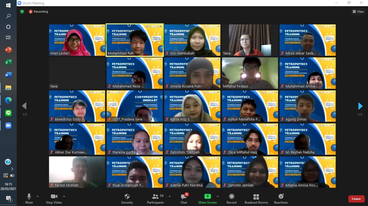 Seminar dan Kuliah Tamu - Departemen Teknik Geofisika