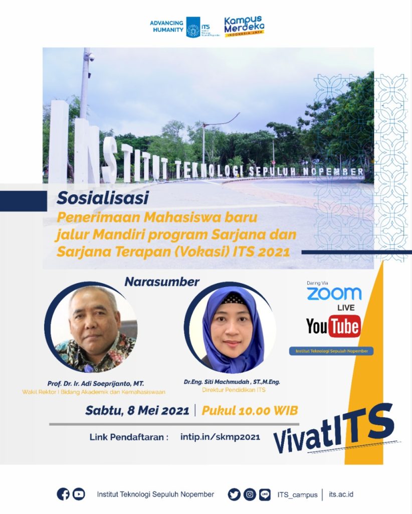 Sosialisasi Penerimaan mahasiswa baru Jalur Mandiri - Departemen Teknik Geofisika