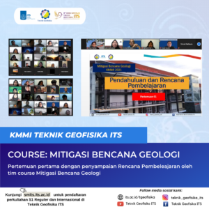 Course KMMI 2021 - Mitigasi Bencana Geologi -Teknik Geofisika ITS - Departemen Teknik Geofisika