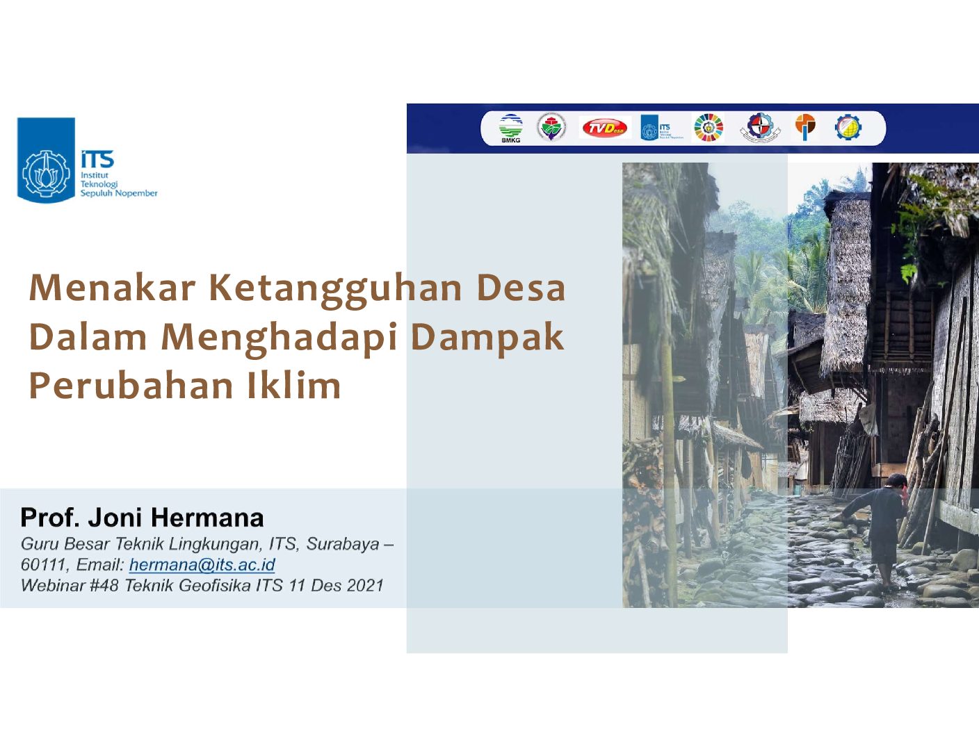 Materi Webinar Teknik Geofisika ITS-Prof Joni HermanaDepartemen Teknik Geofisika