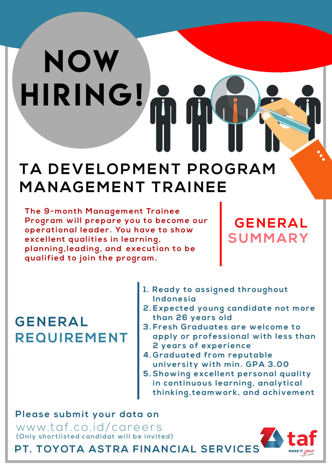 Toyota Astra Development Program - Departemen Teknik Geofisika