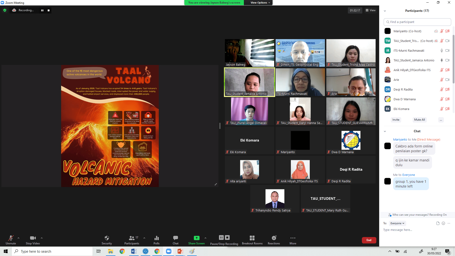 Mahasiswa Asing - Departemen Teknik Geofisika