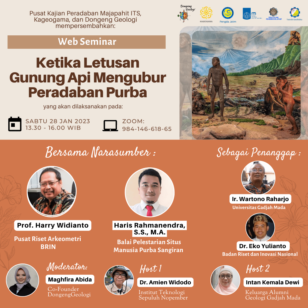 WEBINAR "Ketika Letusan Gunung Api Mengubur Peradaban Purba" - Departemen Teknik Geofisika