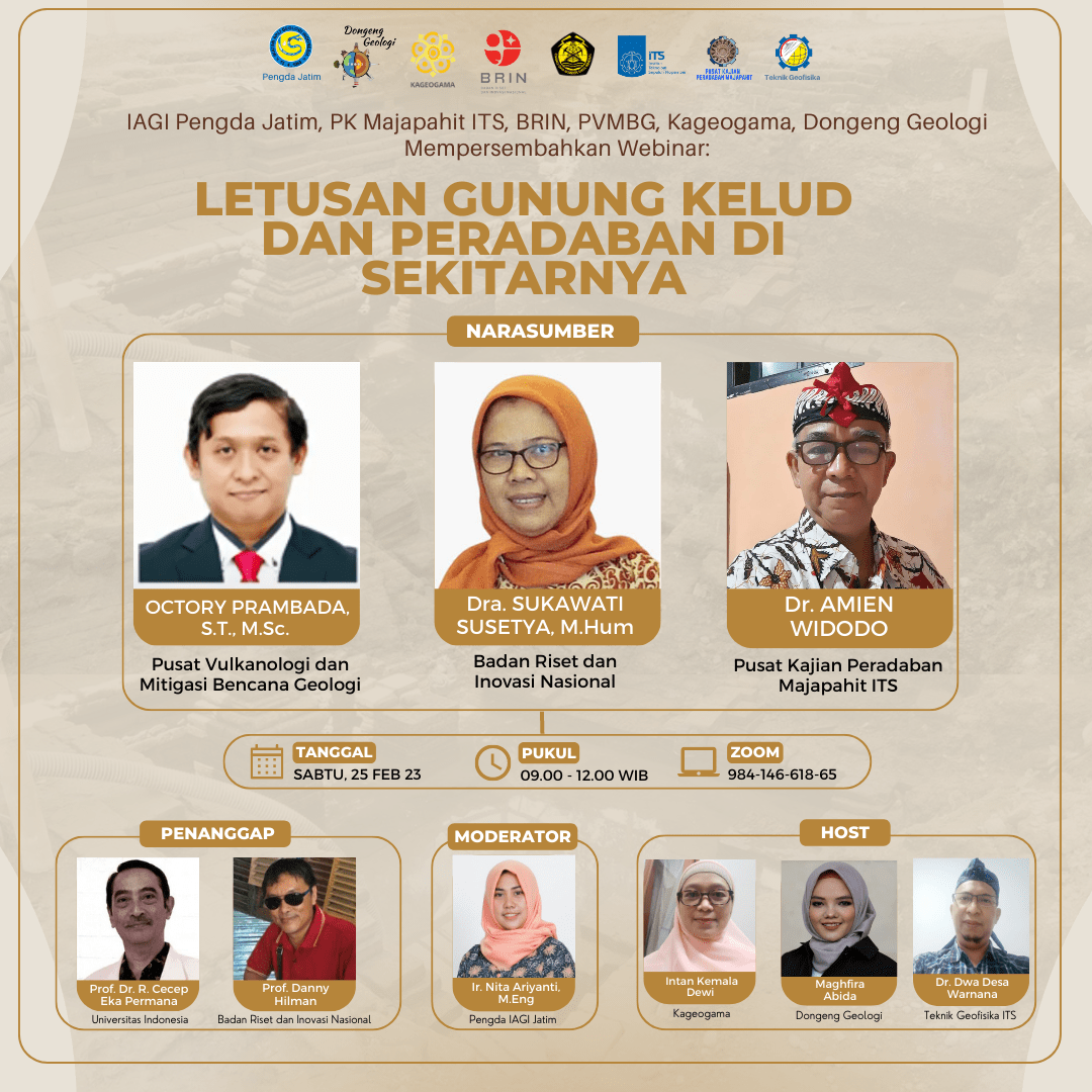 WEBINAR Letusan Gunung Kelud dan Peradaban di sekitarnya - Departemen Teknik Geofisika
