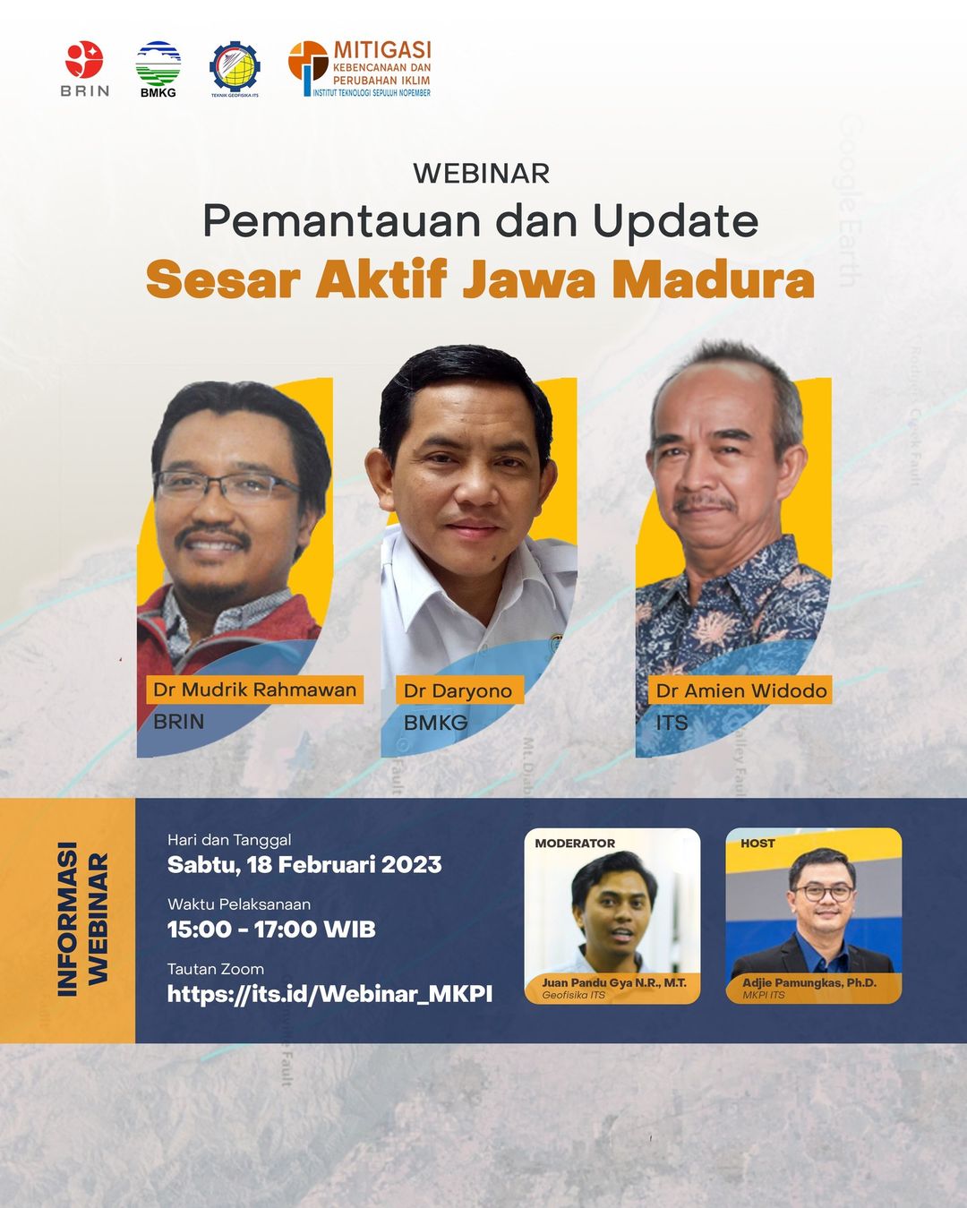 Webinar Pemantauan dan update Sesar Aktif Jawa - Madura - Departemen ...