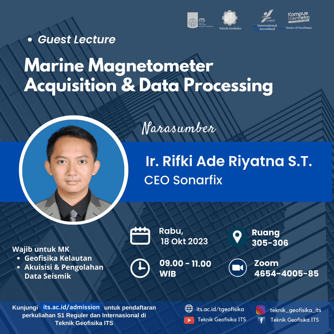 Guest Lecture "MARINE MAGNETOMETER ACQUISITION & DATA PROCESSING ...