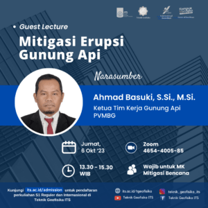 Kuliah Tamu "Mitigasi Erupsi Gunung Api" bersama Ahmad Basuki dari ...