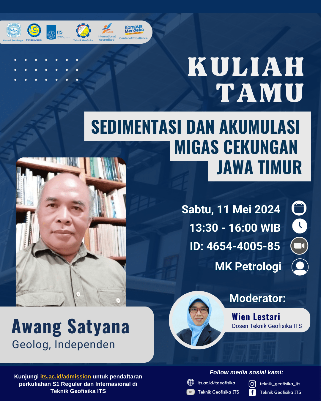 Guest Lecture "Sedimentasi dan Akumulasi Migas Cekungan Jawa Timur Laut ...