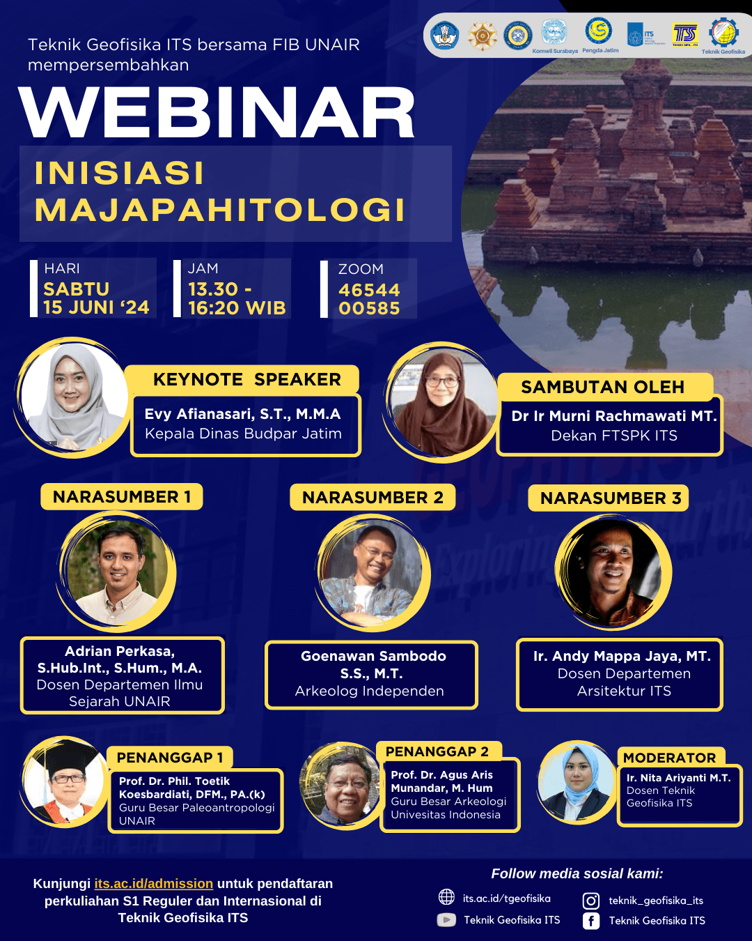 Webinar INISIASI MAJAPAHITOLOGI - Departemen Teknik Geofisika