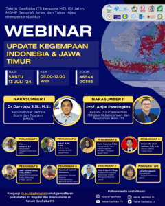 WEBINAR: UPDATE GEMPA INDONESIA DAN JAWA TIMUR - Departemen Teknik Geofisika