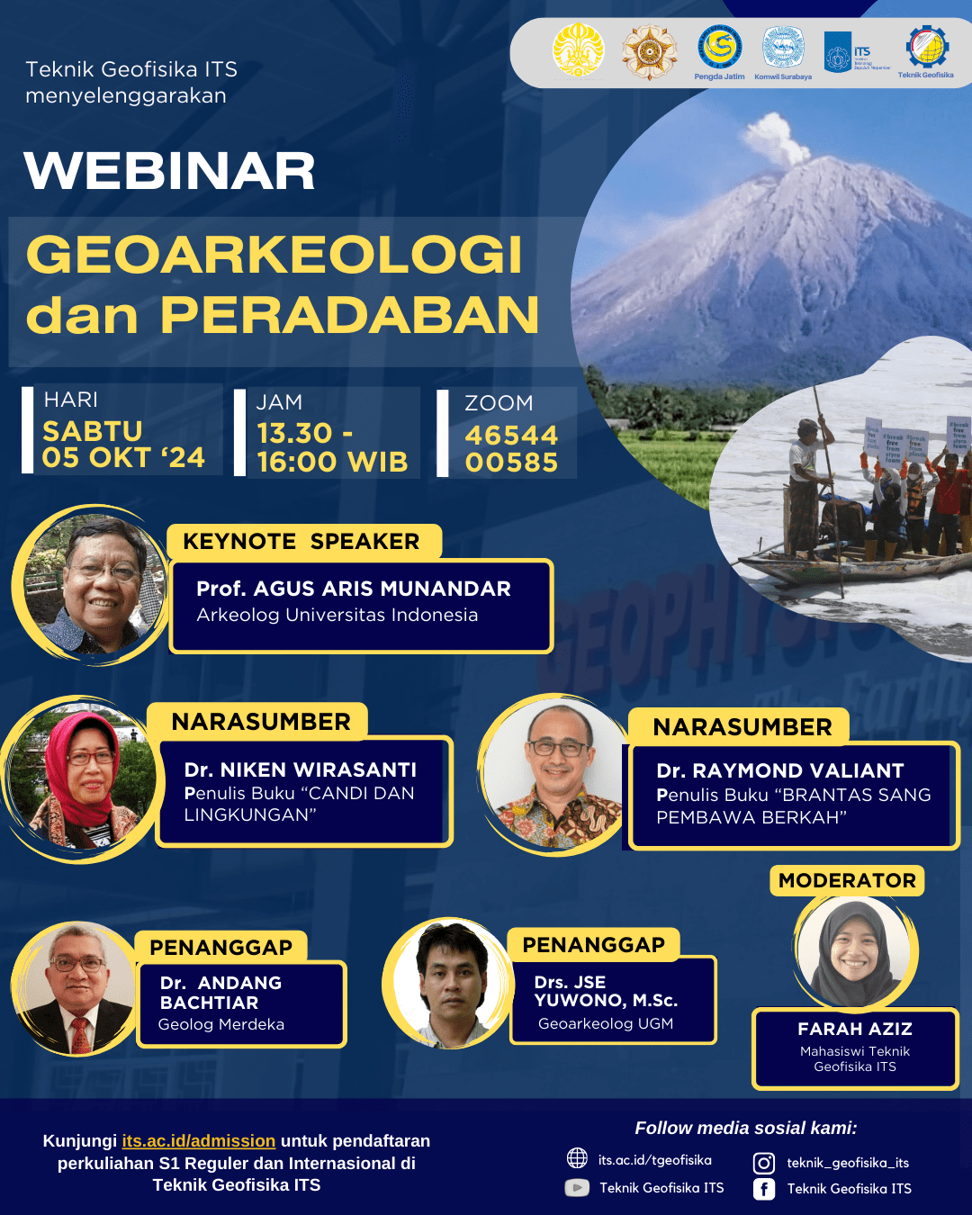 Webinar "Geoarkeologi dan Peradaban" - Departemen Teknik Geofisika