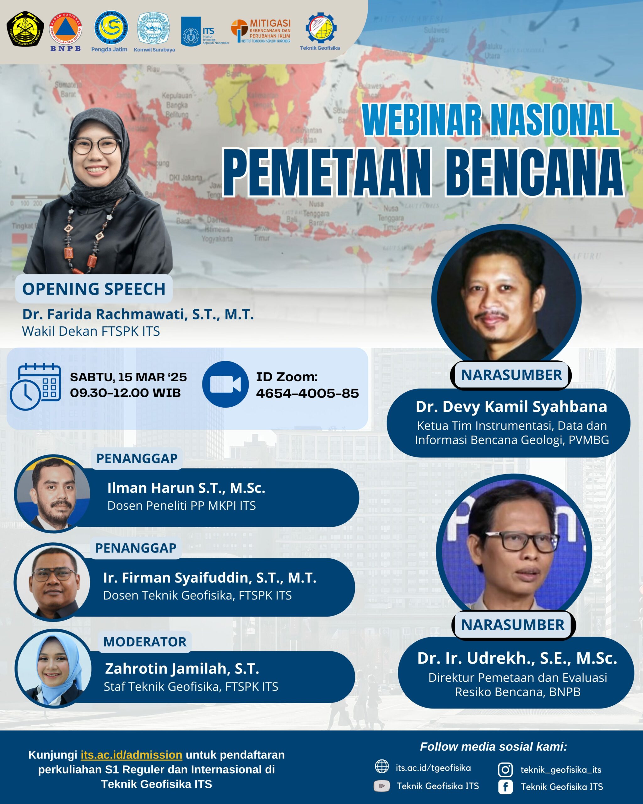 Webinar PEMETAAN BENCANA - Departemen Teknik Geofisika