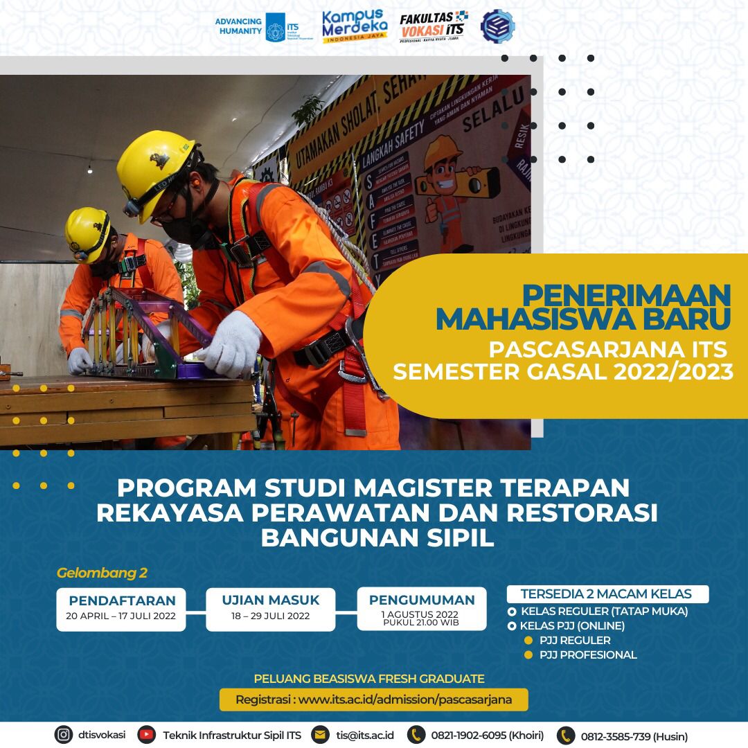 Program Magister Terapan Rekayasa Perawatan dan Restorasi Bangunan Sipil - Departemen Teknik ...