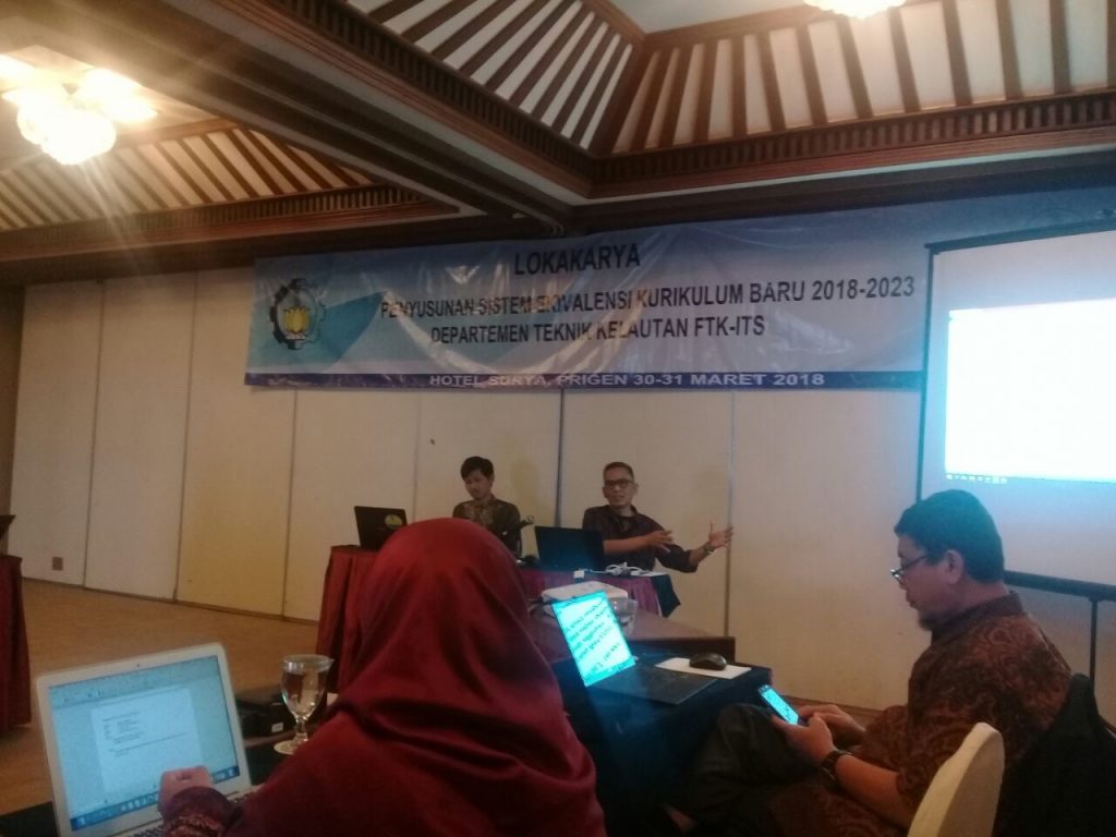 Sinergi, Tetapkan Aturan Ekivalensi Kurikulum 2018-2023 ! - Departemen Teknik Kelautan