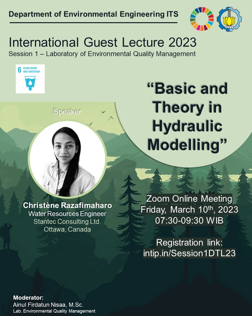 Basic and Theory in Hydraulic Modelling - Departemen Teknik Lingkungan