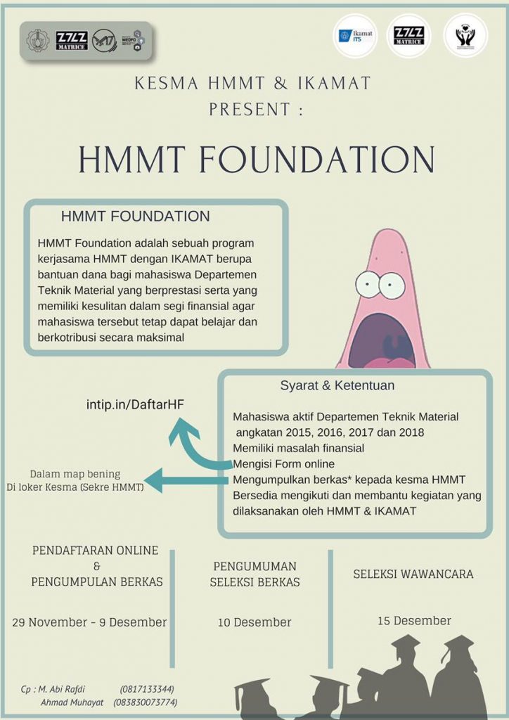 hmmt foundation 1 - Departemen Teknik Material