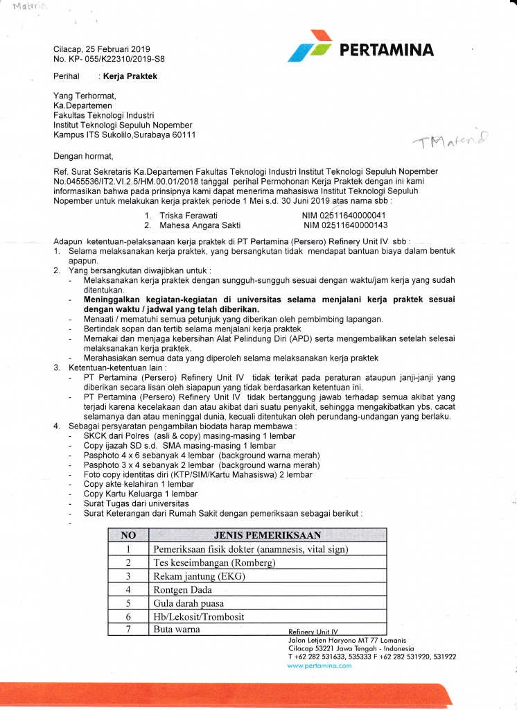 Contoh Kop Surat Pertamina Contoh Surat | My XXX Hot Girl Contoh Kop Surat Pertamina Contoh Surat | My XXX Hot Girl
