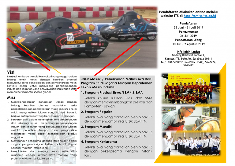 Brosur Departemen Teknik Mesin Industri - Departemen Teknik Mesin Industri