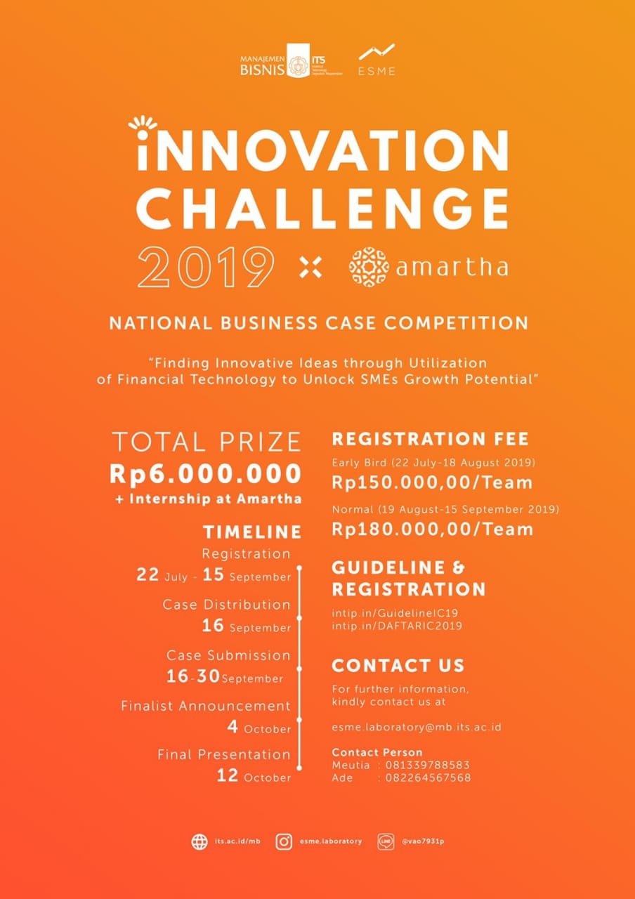 Innovation Challenge National Case Competition 2019 x Amartha ...