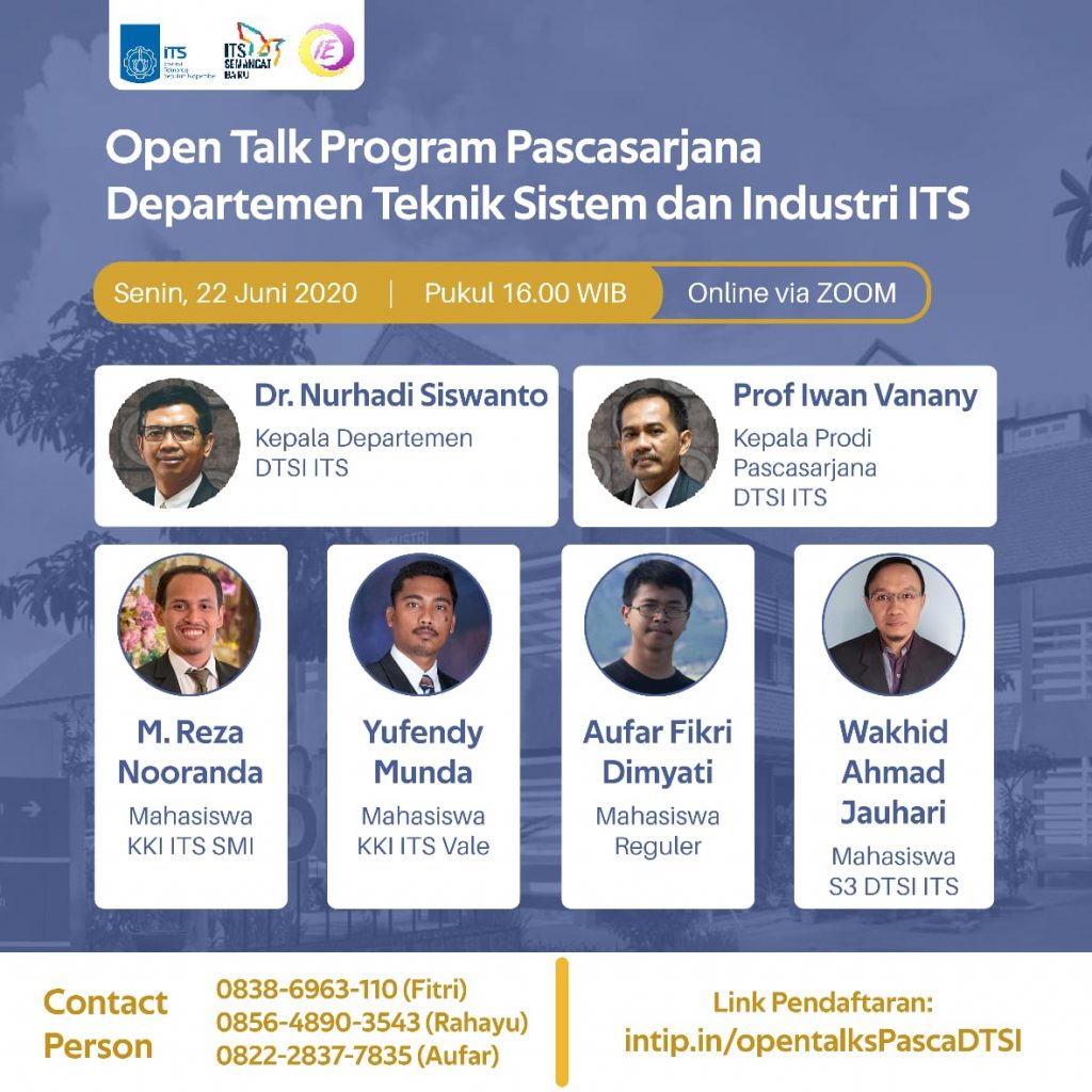Open Talk Program Pascasarjana : DTSI ITS - Institut Teknologi Sepuluh ...