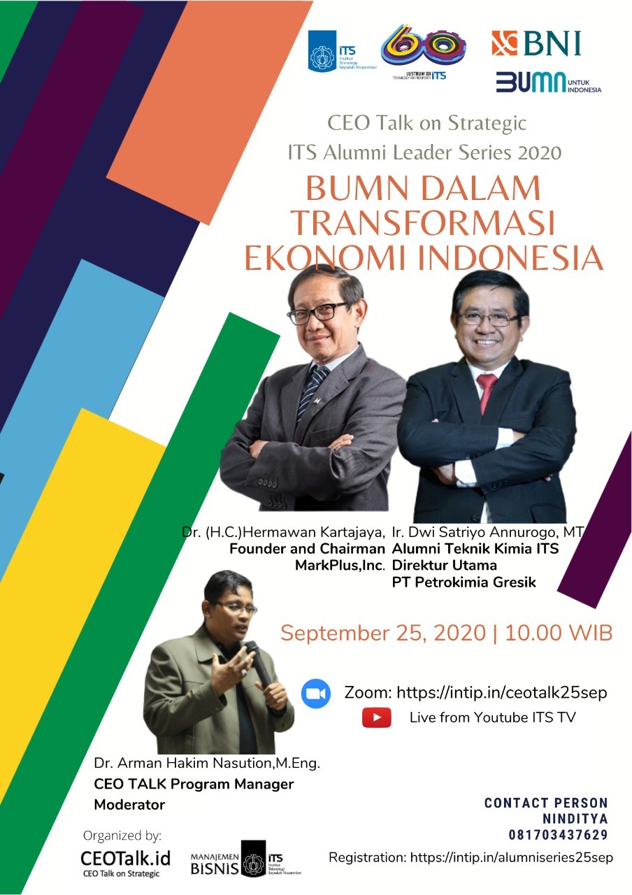 CEO Talk on Strategic : ITS Alumni Leader Series 2020 - Institut ...