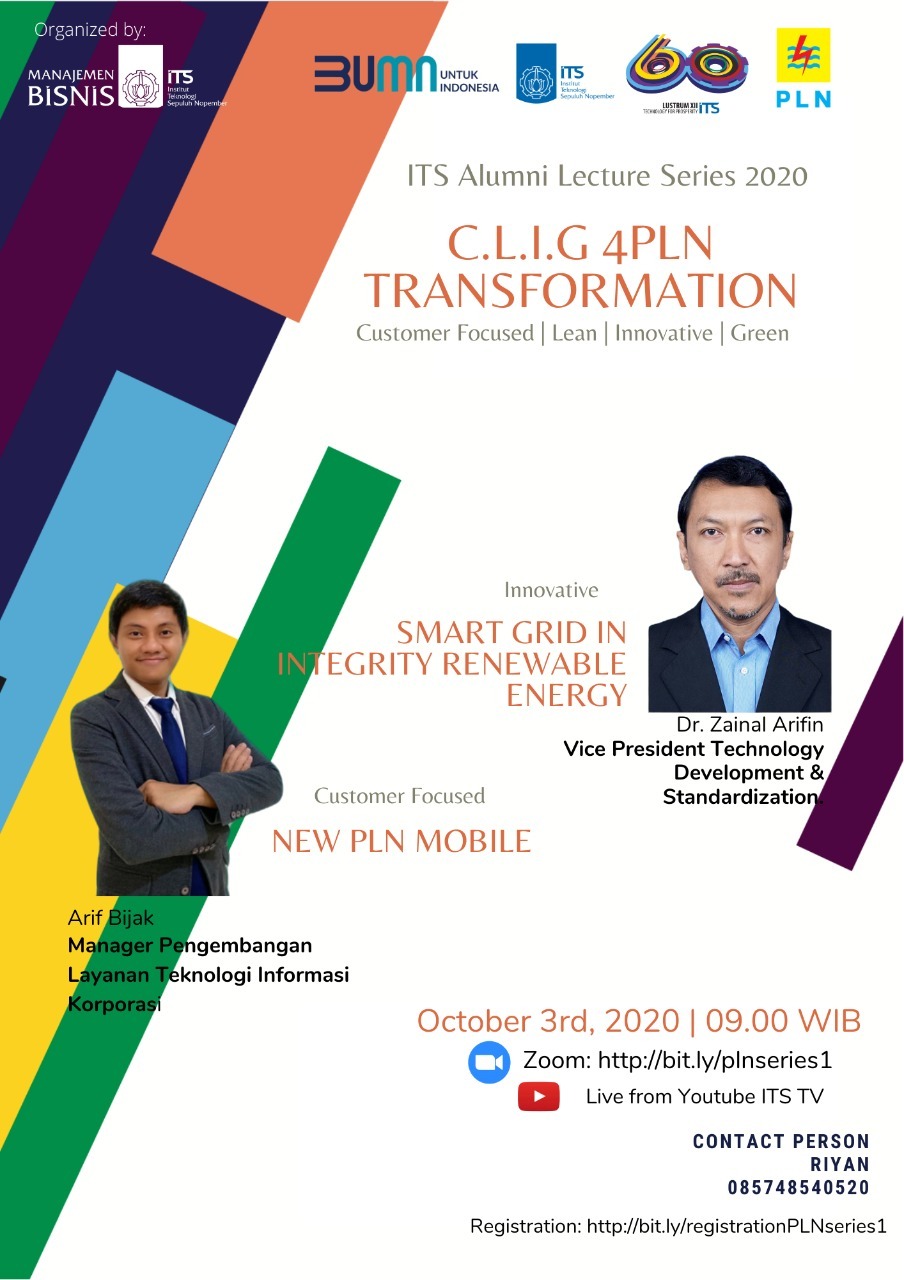 ITS Alumni Leader Series 2020 : C.L.I.G 4PLN Transformation - Institut ...
