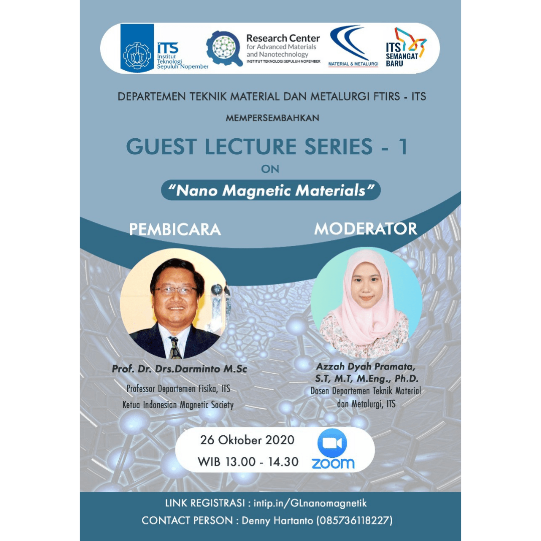 Webinar DTMM : Guest Lecture Series 1 - Institut Teknologi Sepuluh Nopember
