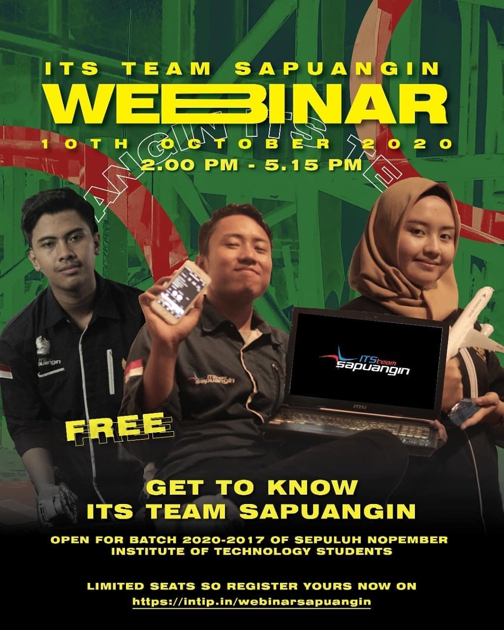 Webinar : ITS Team Sapuangin 2020 - Institut Teknologi Sepuluh Nopember