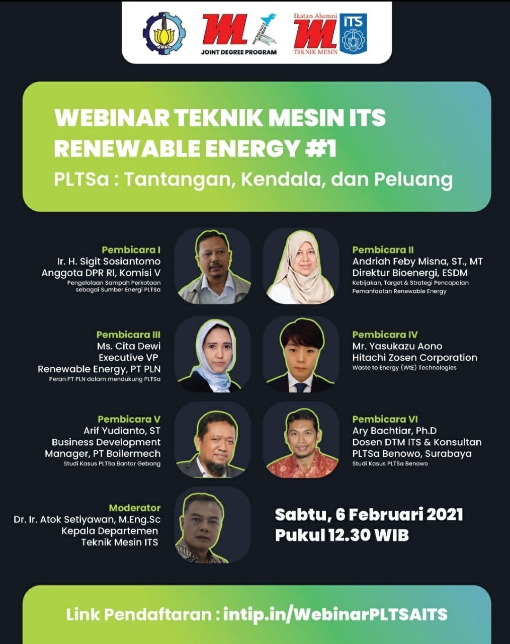 Webinar Teknik Mesin : Energi Terbarukan Seri 1 - Institut Teknologi ...