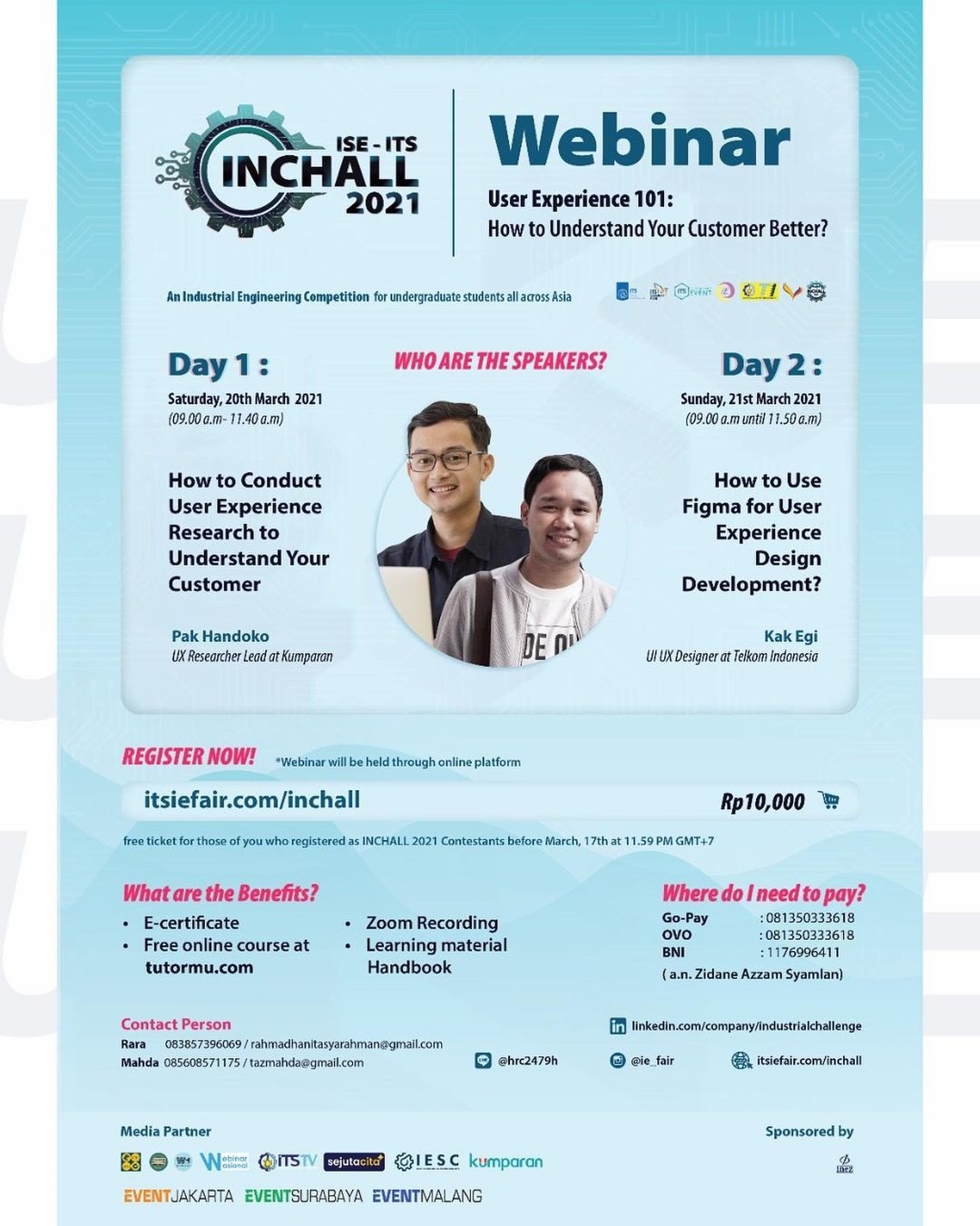 Webinar : INCHALL ITS 2021 - Institut Teknologi Sepuluh Nopember