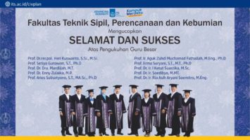 FT-SPK ITS Mengucapkan Selamat dan Sukses Atas Pengukuhan Guru Besar ...