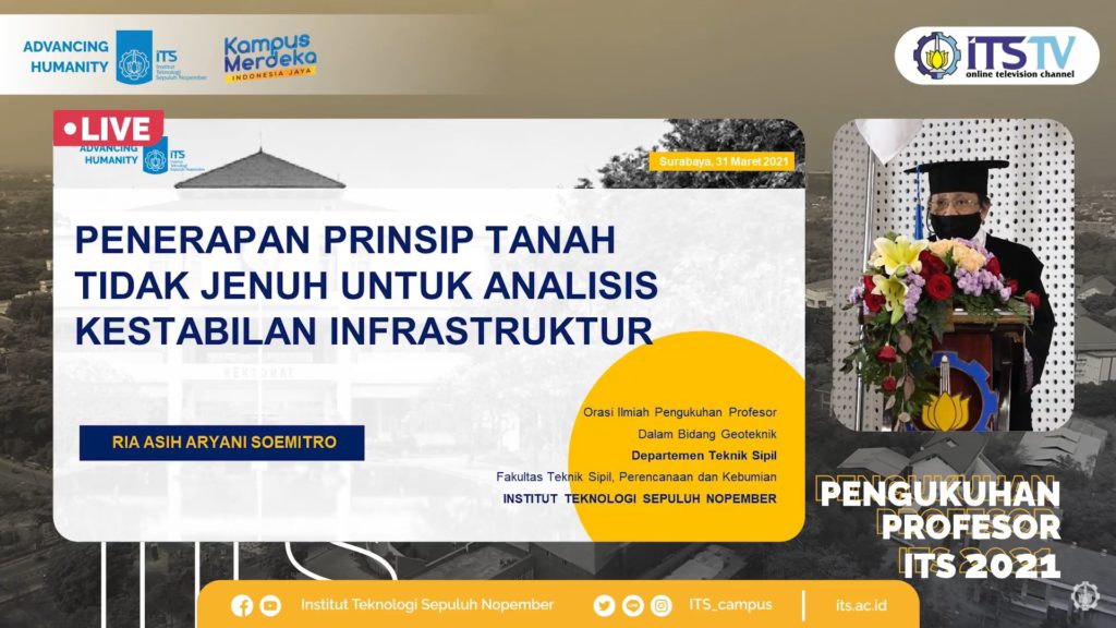 FT-SPK ITS Mengucapkan Selamat dan Sukses Atas Pengukuhan Guru Besar ...