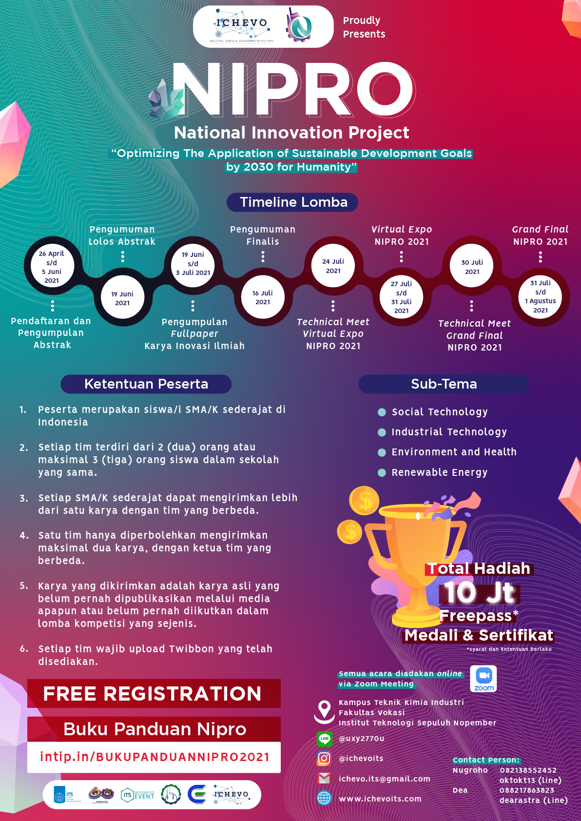 National Innovation Project (NIPRO) 2021 - Institut Teknologi Sepuluh ...