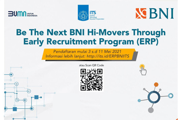Pendaftaran Beasiswa BNI 2021 - Institut Teknologi Sepuluh Nopember